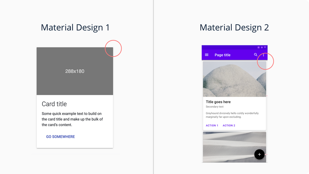 Material Design 1 vs Material Design 2 vs Material Design 3 ...